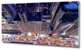 Wallmuralia Fotoobraz na skle New York noc 100x50