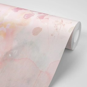 Samolepící tapeta listy s pastelovým nádechem