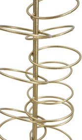 Kovový svícen Rings 50 cm zlatý/mramor