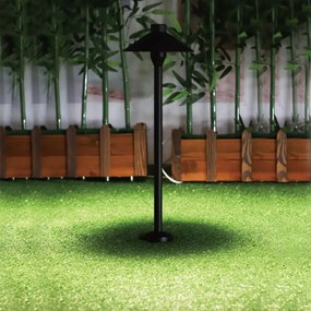 LED Solution Černé zahradní LED svítidlo zapichovací 7W IP65 53cm 20317