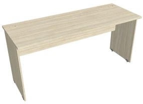 Stůl pracovní rovný 160 cm - Hobis Gate GE 1600 Dekor stolové desky: akát, Dekor lamino podnože: akát