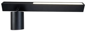 Nástěnné svítidlo Magnet Left, 1x černé kovové stínítko + 1x LED 5W, b