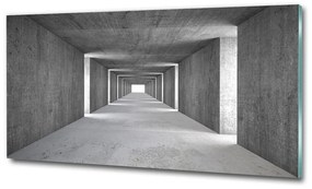 Wallmuralia Foto obraz fotografie na skle Betonový tunel 100x50