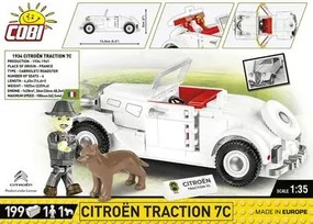 COBI 2264 Citroen Traction 7C / 1:35 / 199 kostek / od 8 let