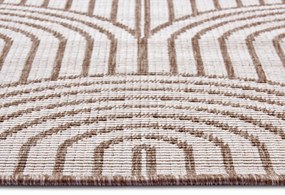 Hanse Home, Kusový koberec Pangli 105850 Linen – na ven i na doma, 80x150, hnědá, chodba / předsíň