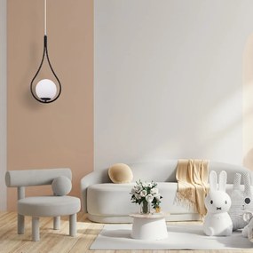 Toolight Toolight, stropní osvětlení 1xE27 G111-1W, černá, OSW-09736