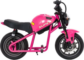 Elektrická motorka SUPERMOTO růžová