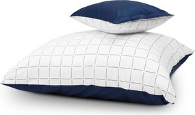 Saténový povlak na polštář Royal Dream - dark blue Velikost: 40 x 40