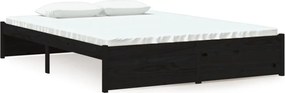 vidaXL Rám postele masivní dřevo 135 x 190 cm dvojlůžko [814928] Barva: Přírodní