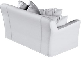 Potah na pohovku IKEA  Tomelilla 2-místná nerozkládací barva bílá látka pletený vzor