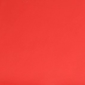 Polohovací křeslo červené umělá kůže 339073