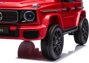LEAN CARS Akumulátorové vozidlo Mercedes G 4x4 24 V 2580, červené