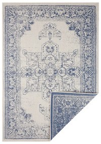 Modro-krémový venkovní koberec NORTHRUGS Borbon, 160 x 230 cm