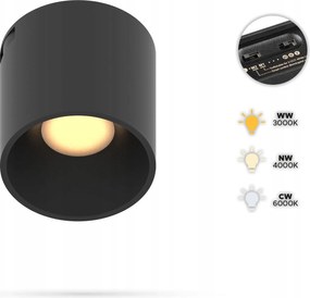 Reflektor Spot 6W D68F Slim Track FiberFLEX 24VDC 3CCT 3000K,4000K,6000K