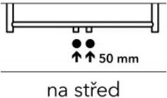 PMH Apollo L koupelnový radiátor 500 x 1140 mm metalická antracit lesk AP1A-L