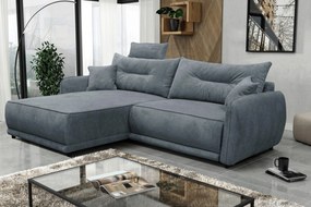 XXXLutz ROHOVÁ SEDAČKA, textil, modrá MID.YOU - Sedací soupravy - 001574006811