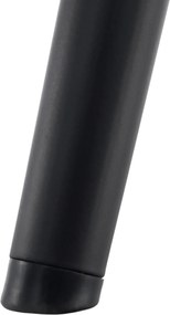 Křeslo s podnoží, šedá Velvet látka/černá, HABEN