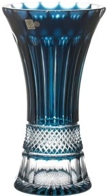 Váza Tomy, barva azurová, výška 355 mm