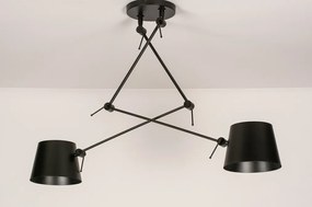 Závěsné designové svítidlo nad stůl Snap Wall Charlenne Black Duo