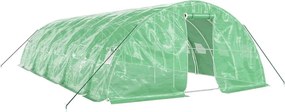 Skleník s ocelovým rámem zelený 50 m² 10 x 5 x 2,3 m 3188086