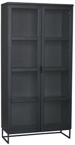 ROWICO Dřevěný kabinet EVERETT černý 195 cm 118788