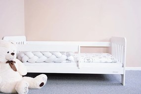 Dětská postel se zábranou New Baby ERIK 160x80 cm bílá