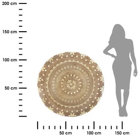 Koberec Isla, (fi) 115 cm, béžová