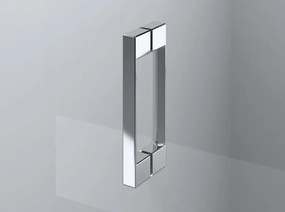 Sanswiss PUR PU31P jednokřídlé sprchové dveře 90 cm Šířka: 900 mm, Profil: Chrom, Sklo: Durlux 22