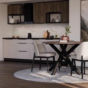 Vysoká skříňka, kašmír/černá, ARAKA 40 DK-210 2F