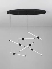 LED stmívatelný černá designové svítidlo Atmosfera