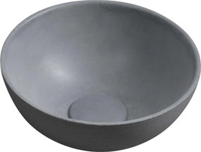 Sapho Small - Umývátko na desku, průměr 26 cm, bez přepadu, šedá MR26017