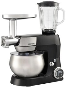 Multifunkční kuchyňský robot BestBerg BBR-1900B / 1900 W / 5 l / 12 rychlostí / černá
