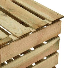 Laťkový zahradní kompostér 4 ks 80 x 50 x 100 cm borovice 3078138