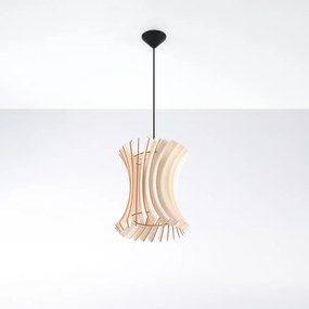 Sollux Lighting Závěsné svítidlo ORIANA dřevo