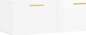 vidaXL Nástěnná skříňka 100 x 36,5 x 35 cm kompozitní dřevo [830118] Barva: bílá s vysokým leskem
