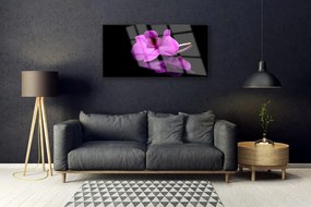 Obraz na skle Květiny Mtvá Příroda 140x70 cm
