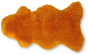Wooline ovčí kožešina oranžová 110 x 60 cm