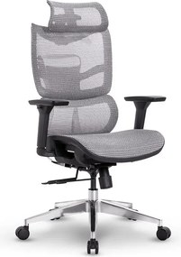 Ergonomická síťovaná kancelářská židle MOSH Airflow 690 – černo-bílá