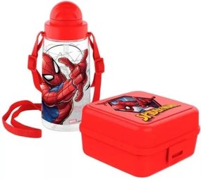 INVICTUS 1928 Disney Spiderman Sandwich box + Plastová láhev Set