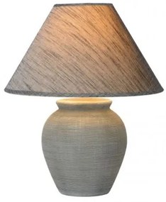 LUCIDE RAMZI Table Lamp E27 H42cm Grey, stolní lampa