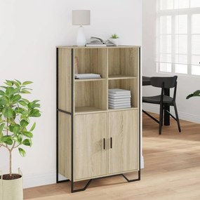 Highboard dub sonoma 79,5 x 35,5 x 137,5 cm kompozitní dřevo 3295308