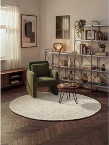 Krémový ručně tkaný vlněný kulatý koberec ø 200 cm Bexley Woolwich – Ted Baker