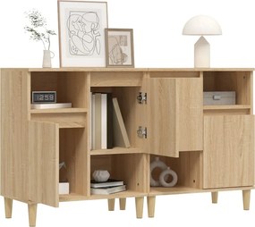 Příborníky 2 ks dub sonoma 60 x 35 x 70 cm kompozitní dřevo 3185722
