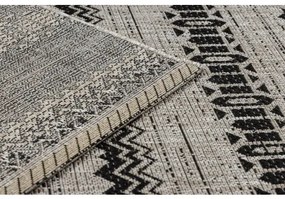 Dywany Luszczow Kusový koberec SIZAL FLOORLUX 20510 stříbro / černý Rozměr koberce: 160 x 230 cm