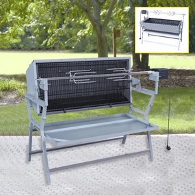 Avenberg Gril s elektrickým rožněm Ferkel, 137 x 55 x 91 cm