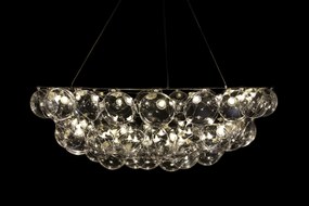 LED závěsné světlo Puff Buff HALF SUPERSTAR 12W D100x40cm, lanko 150cm