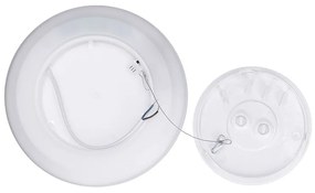 Solight LED osvětlení Acate s ochranou proti vlhkosti, IP54, 18W, 1620lm, 3CCT, 22cm, stříbrná