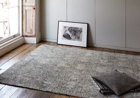 Černý  koberec Moby Black / White Rozměry: 160x230 cm