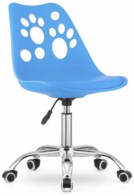 SUPPLIES PRINT otočná kancelářská židle - modrá barva