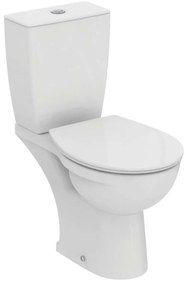 Ideal Standard Eurovit - WC kombi se sedátkem SoftClose, zadní odpad, bílá W328701